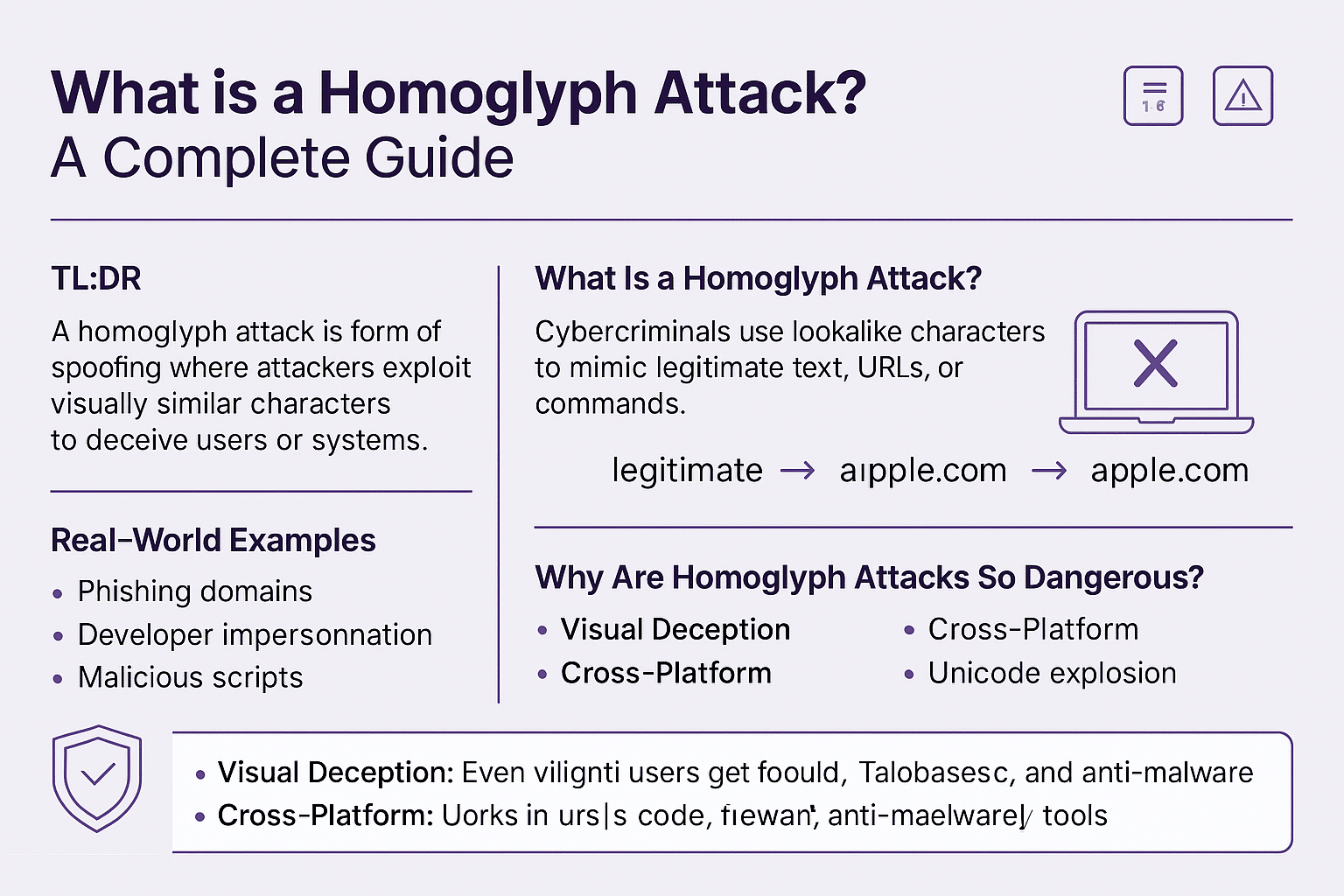 What is a Homoglyph Attack? - Feroot Security